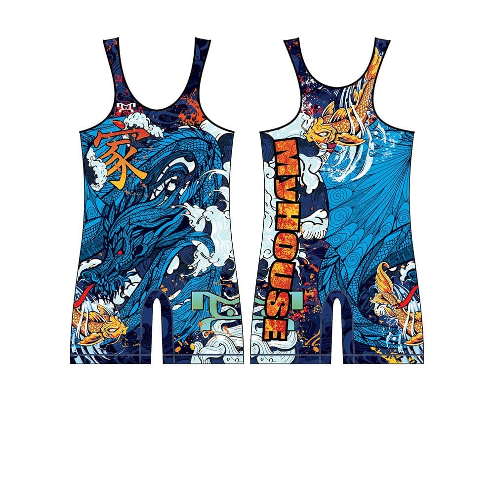 House Of Dragons Blue Men’s Singlet (PRE-ORDER) – MyHOUSE Sports Gear