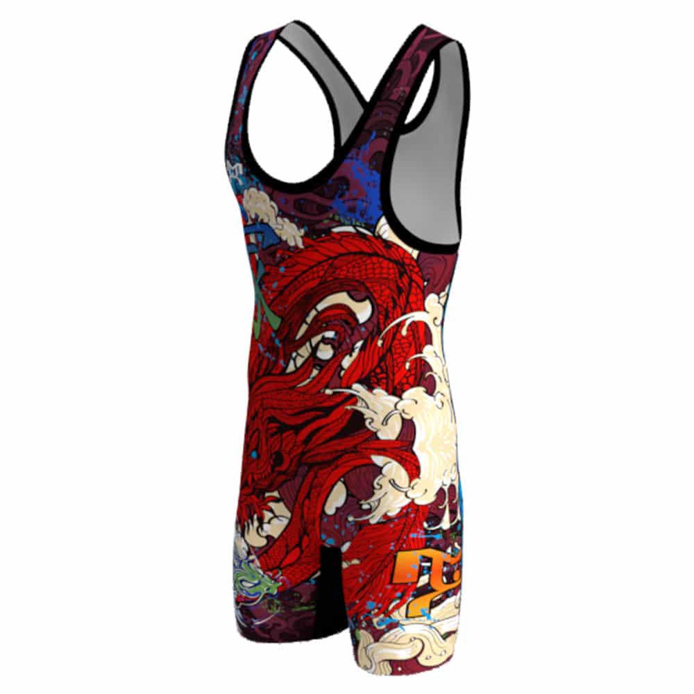 House Of Dragons Men's Singlet (Red) - MyHOUSE Sports Gear