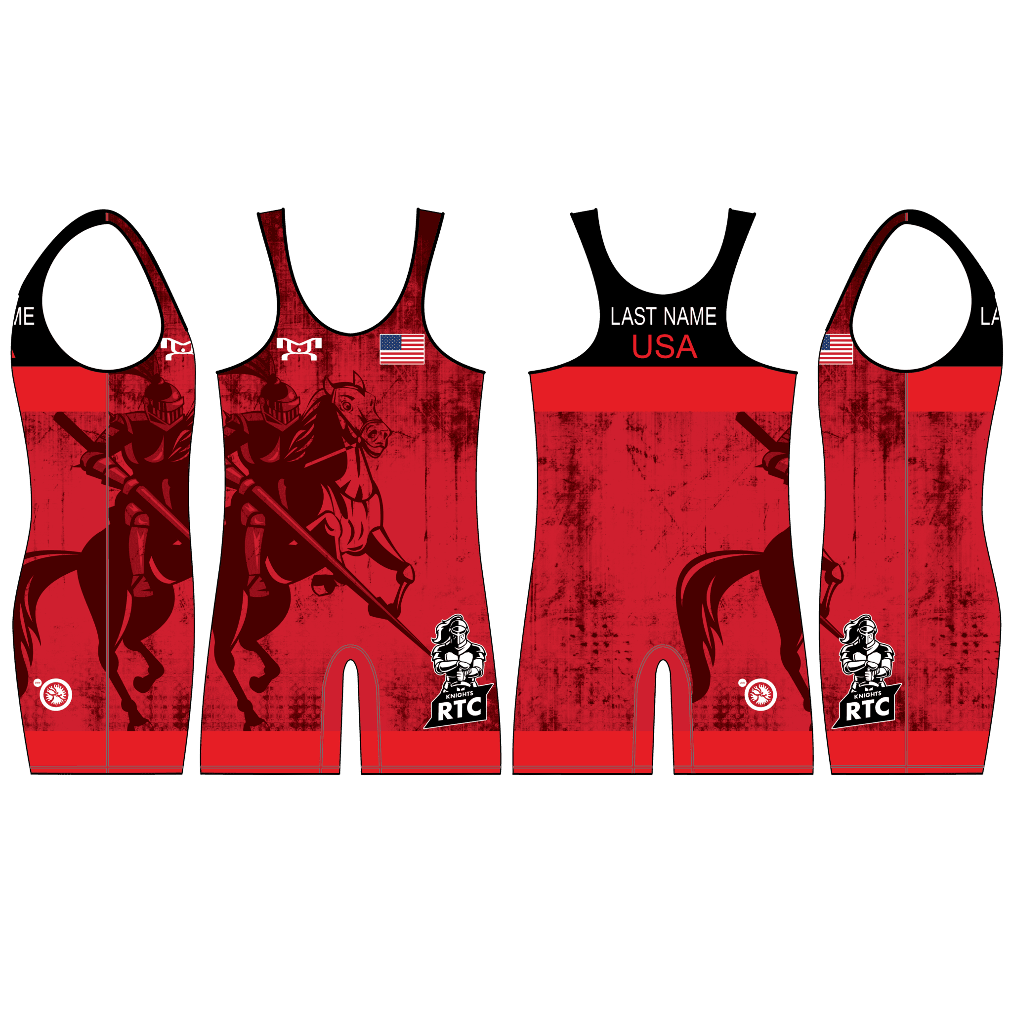 Knights RTC Red REPEATED PATTERN Custom Men’s Singlet 2024 – MyHOUSE ...