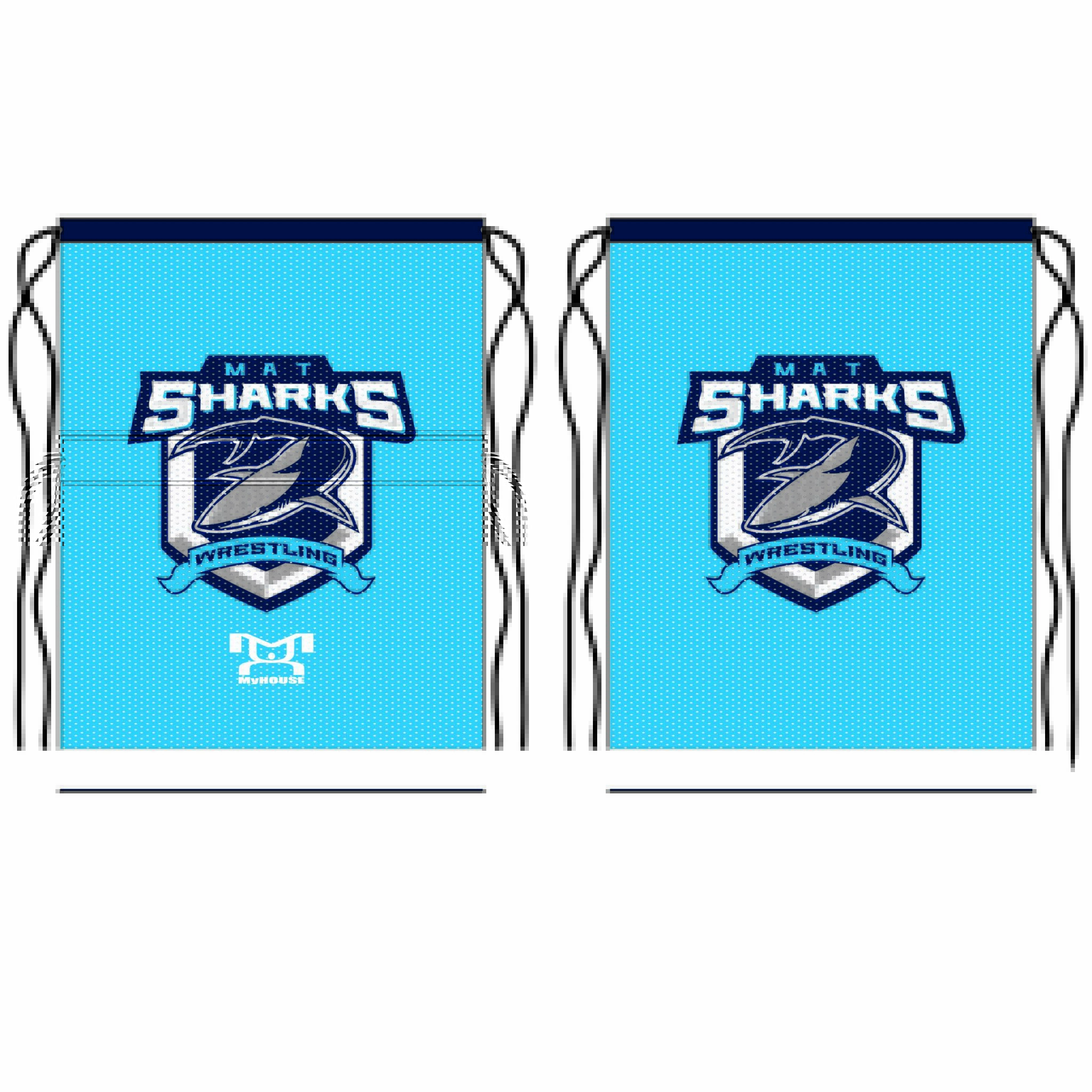 Mat Sharks Wrestling Custom Sack Pack - MyHOUSE Sports Gear