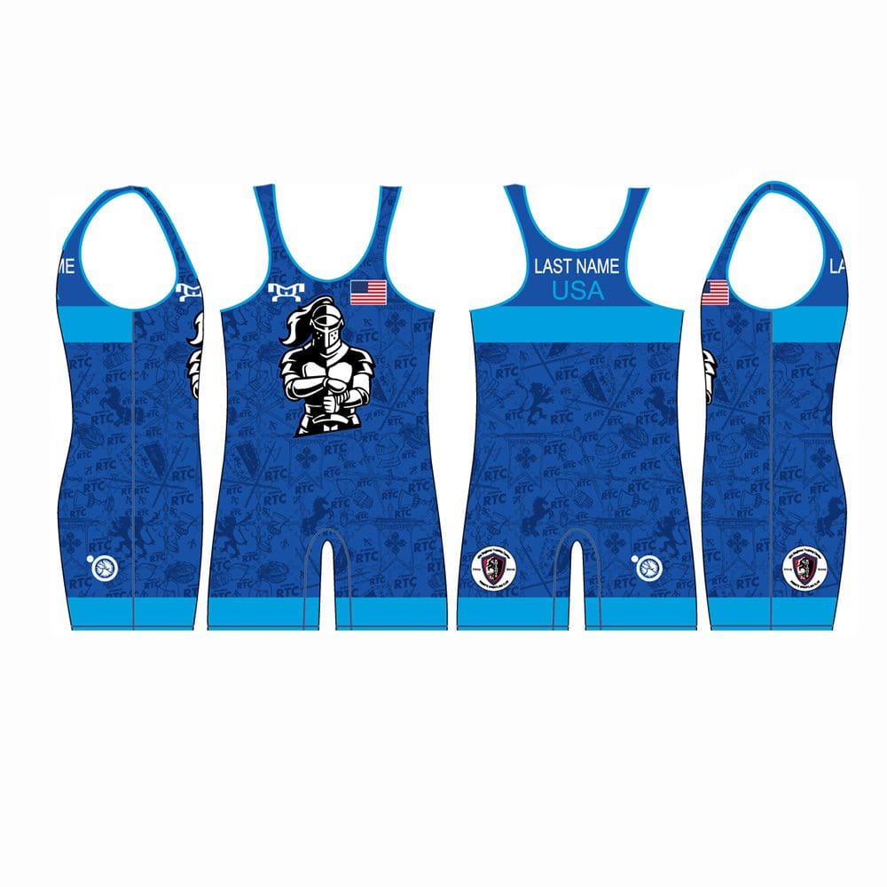 Knights RTC BLUE REPEATED PATTERN Custom Men’s Singlet – MyHOUSE Sports ...