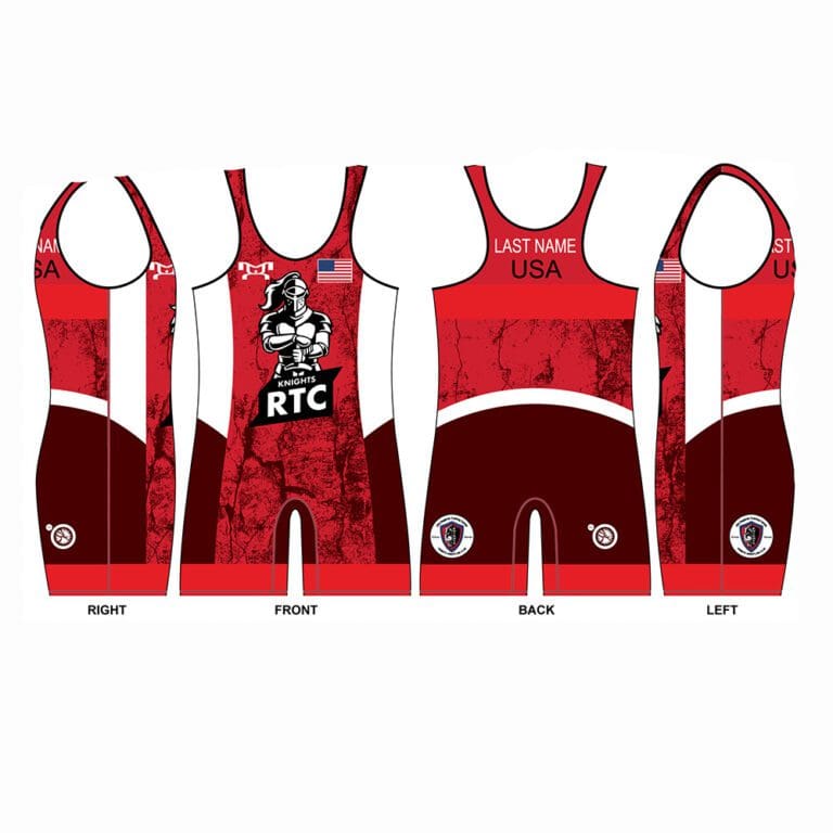 Knights RTC Red Cracked Stone Custom Men's Singlet - MyHOUSE