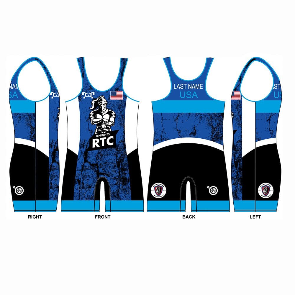 Knights RTC BLUE Cracked Stone Custom Men’s Singlet – MyHOUSE Sports Gear
