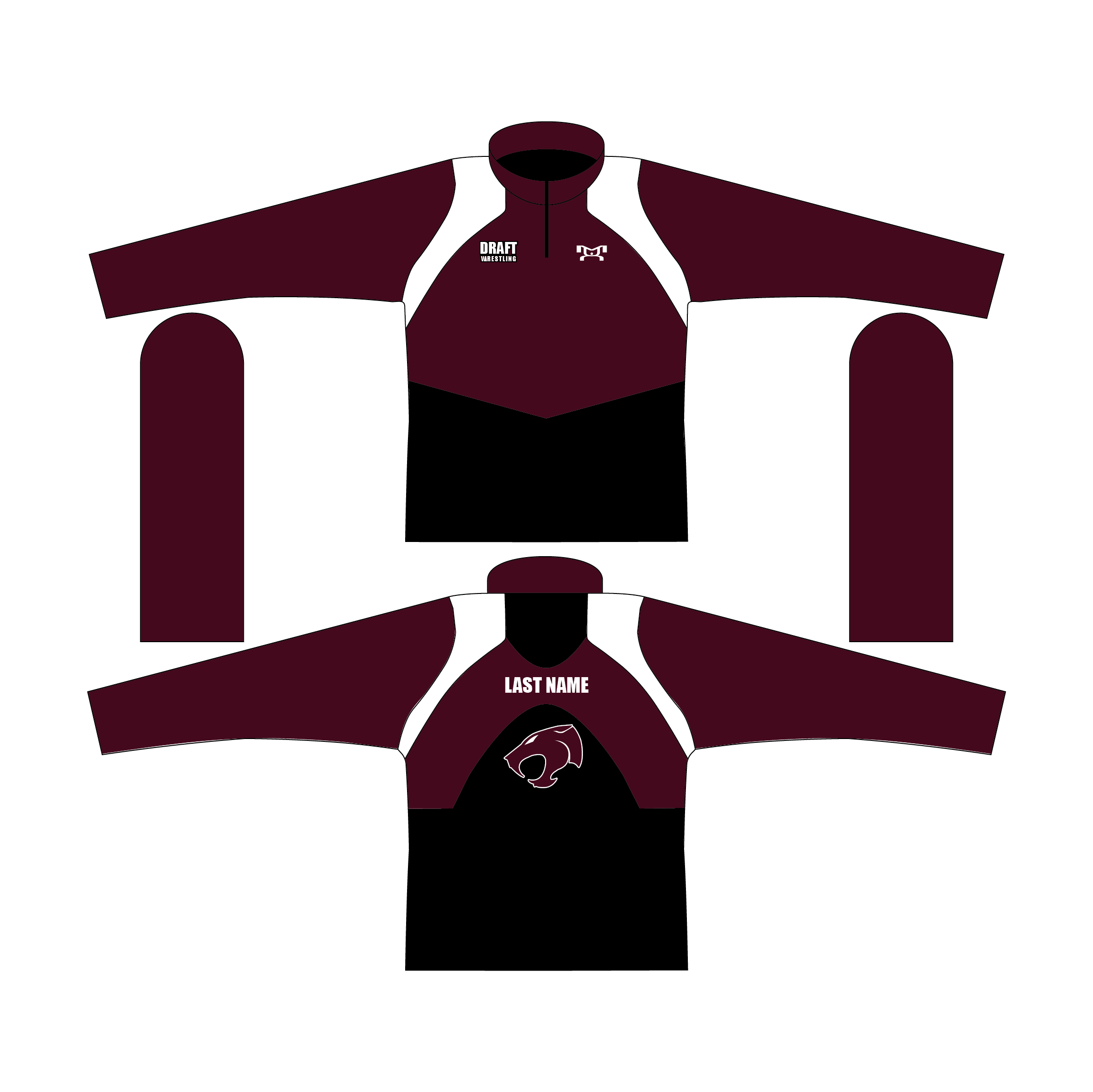 Thunder Cat Wrestling Quarter Zip Myhouse Sports Gear