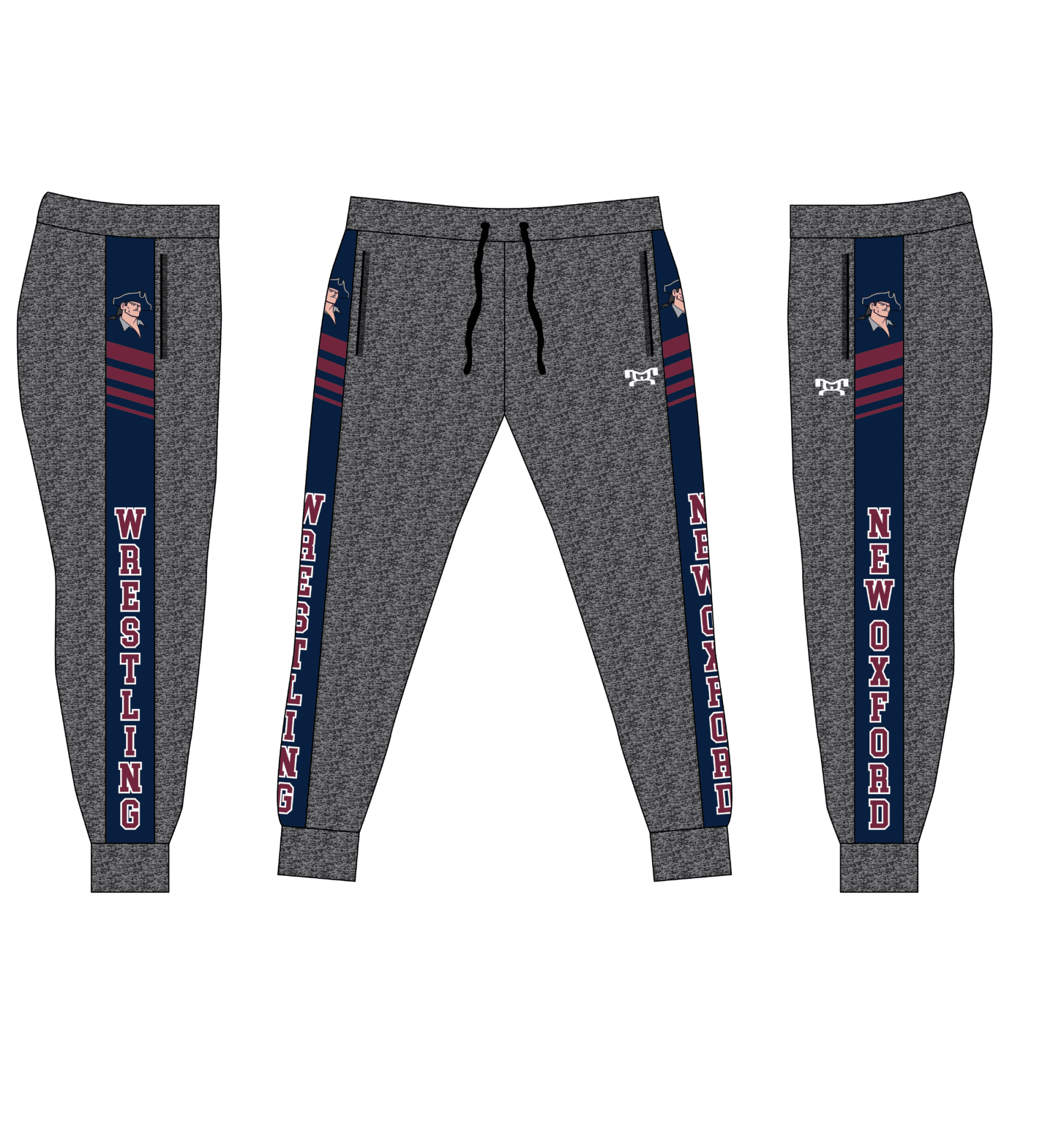 New Oxford Wrestling Custom Joggers 2024 (Heathered fabric may vary in ...
