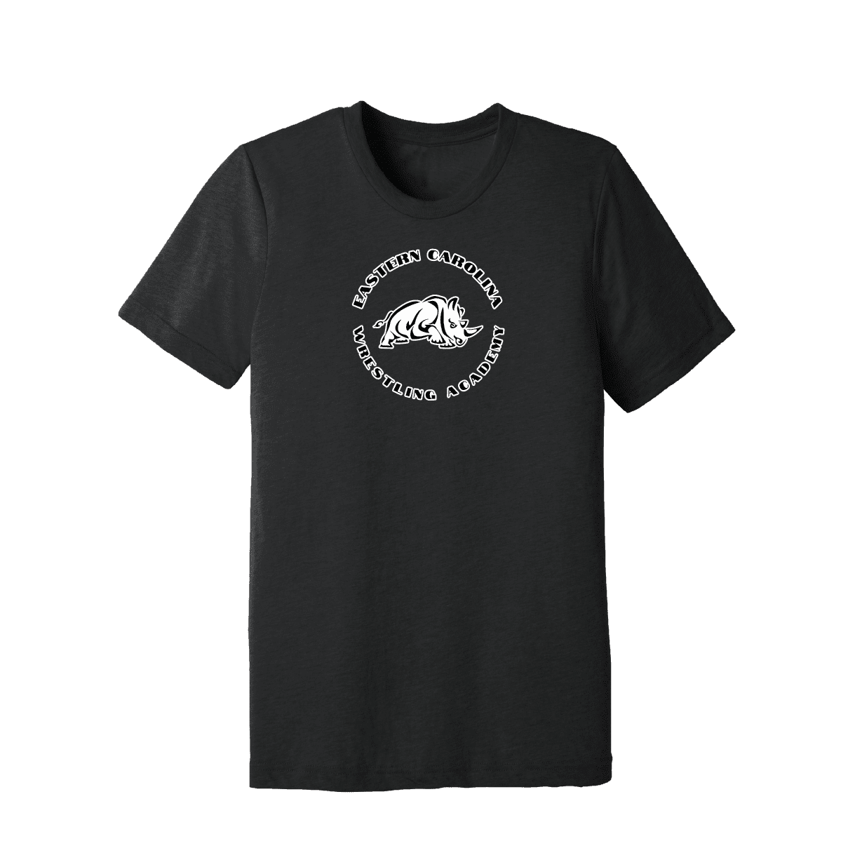 Eastern Carolina Wrestling Academy Black Custom Heat Press Short Sleeve ...